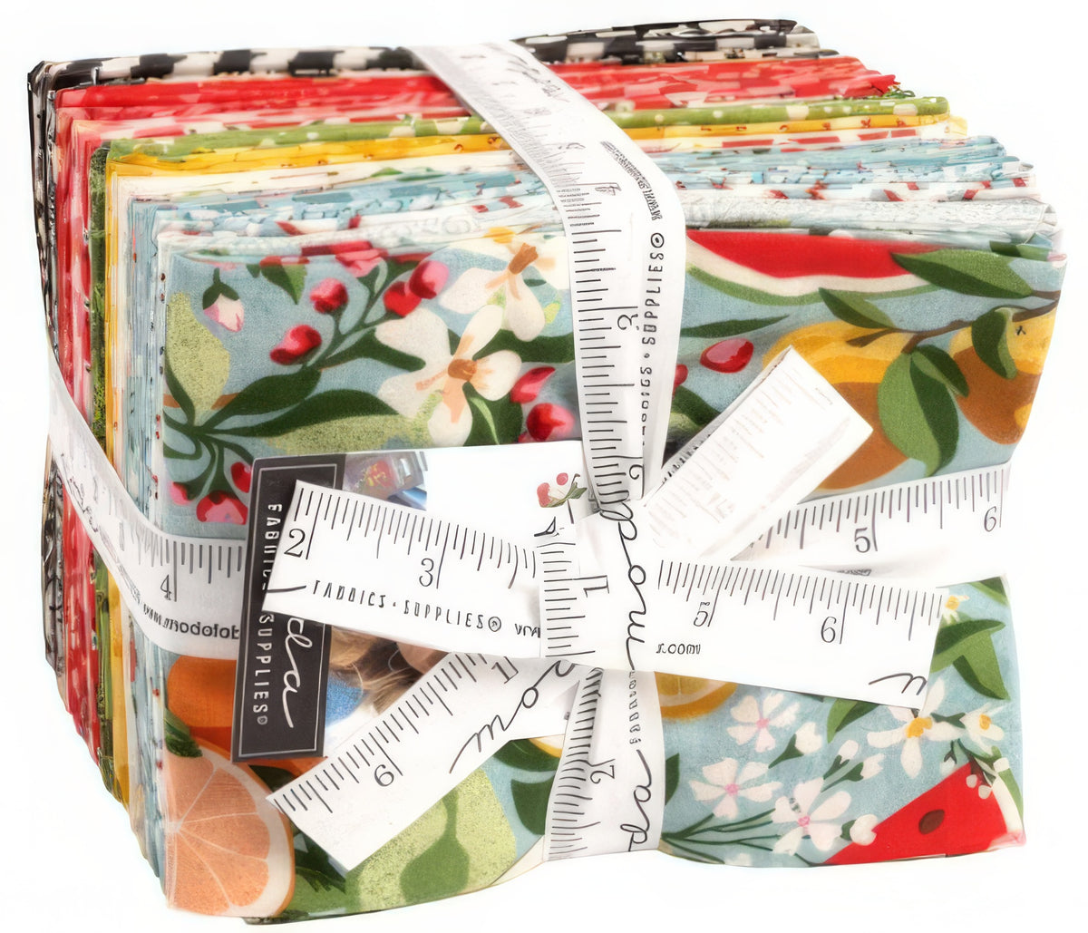 Fruit Loop Fat Quarter Bundle by BasicGrey Moda Precuts 30 Pcs – Quilt in a Day