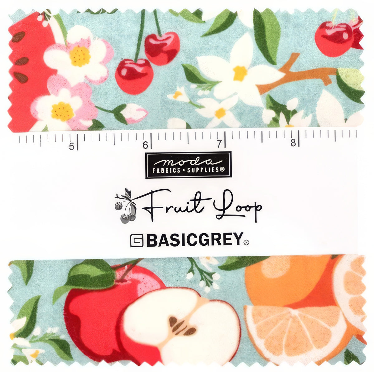 Fruit Loop Charm Pack by BasicGrey Moda Precuts – Quilt in a Day
