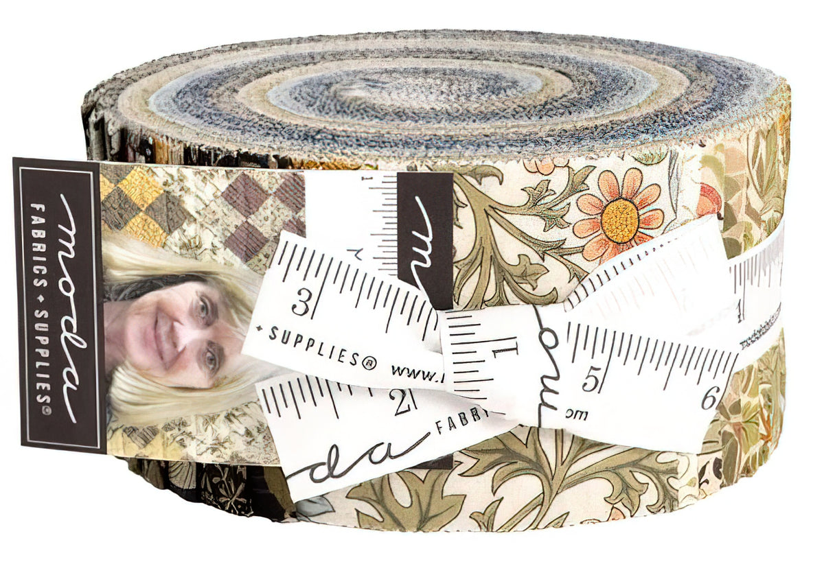 Morris Meadow Jelly Roll by Barbara Brackman Moda Precuts – Quilt in a Day Morris Meadow Jelly Roll by Barbara Brackman Moda Precuts – Quilt in a Day