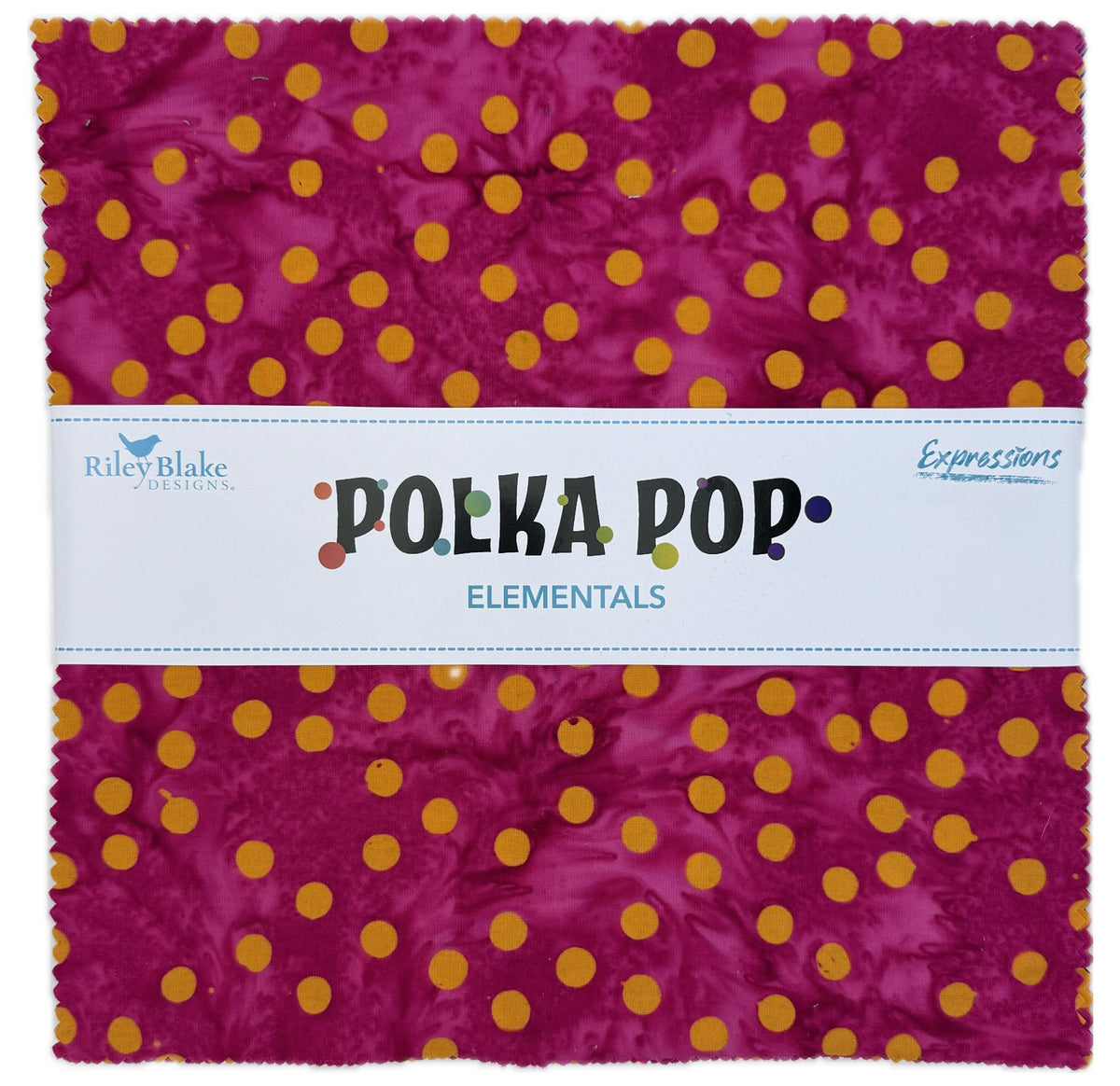 Riley Blake - Expressions Batiks Elementals Polka Pop 10" Stacker 42 p – Quilt in a Day