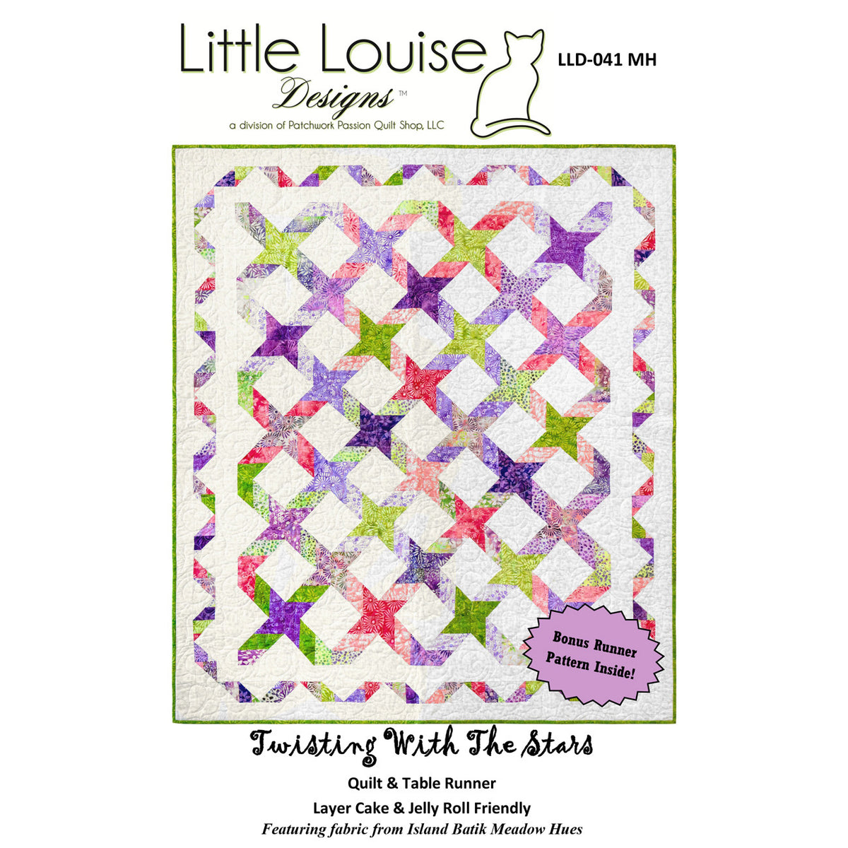 Twisting With the Stars Quilt Pattern by Little Louise Designs – Quilt in a Day