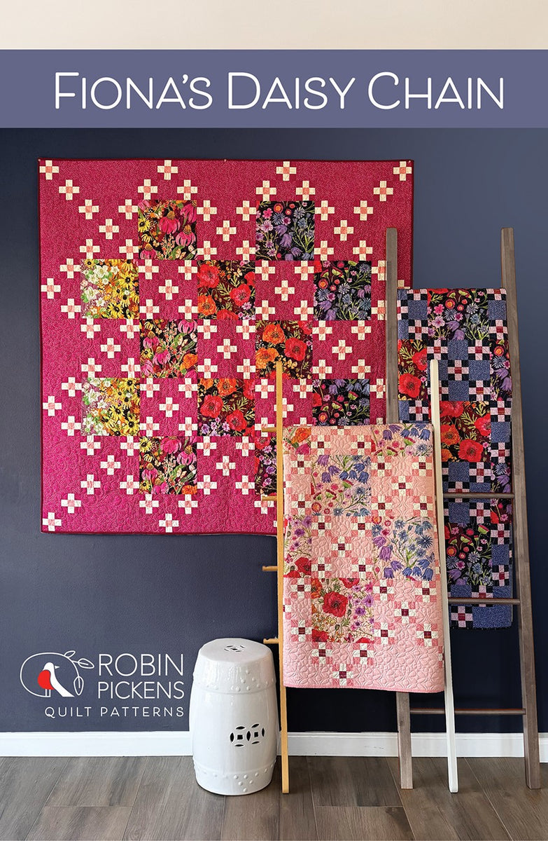 Fiona’s Daisy Chain Quilt Pattern by Robin Pickens – Quilt in a Day