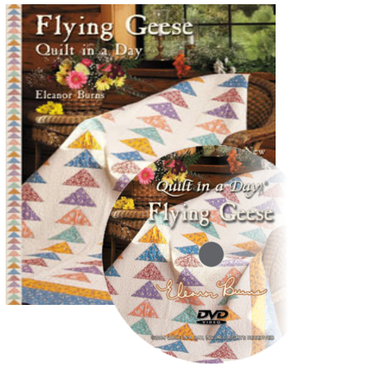 Flying Geese Book/DVD Combo – Quilt in a Day