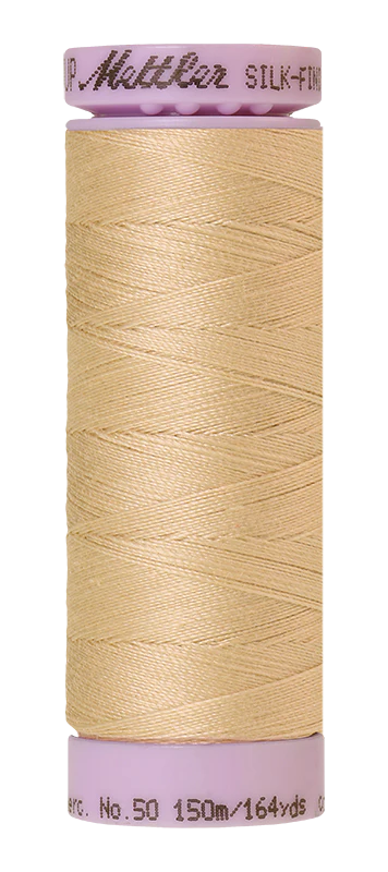 Mettler Thread-Silk Finish Cotton 50 wt, 164 yds Eggshell – Quilt in a Day