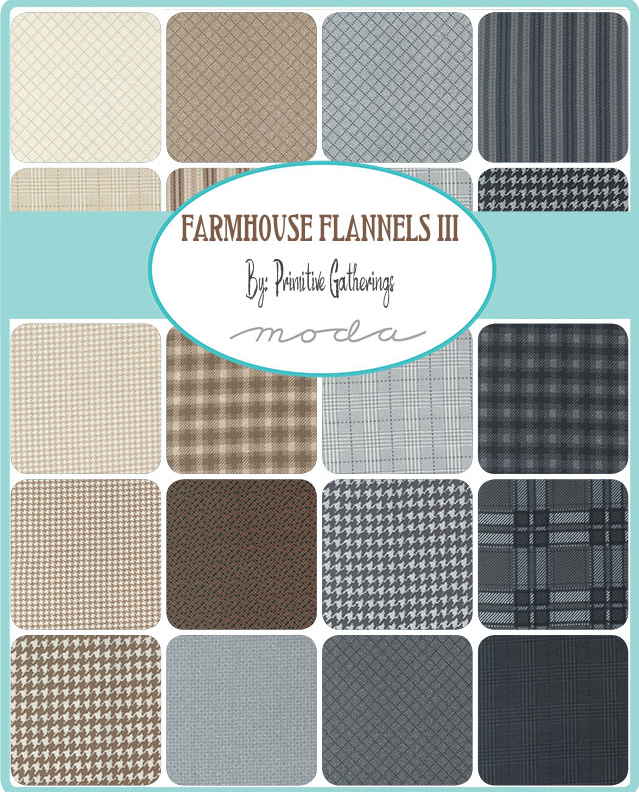 MODA FABRICS - Farmhouse Flannels – Quilt in a Day