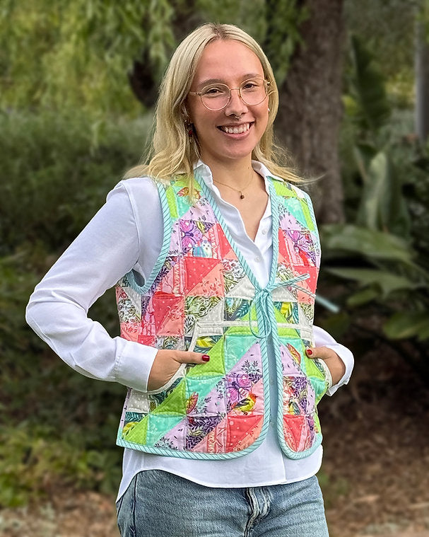 Britney Vest Pattern by Melly & Me – Quilt in a Day