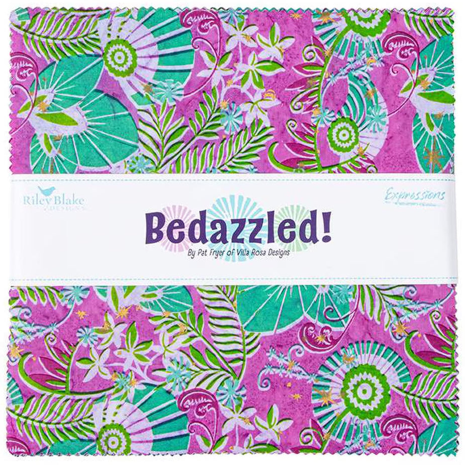 Riley Blake - Expressions Batiks: Bedazzled! 10" Stacker by Pat Fryer ...