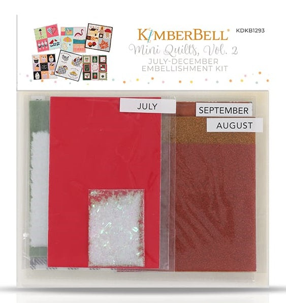 Mini Quilts Volume 2: July - December Embellishment Kit by KimberBell ...