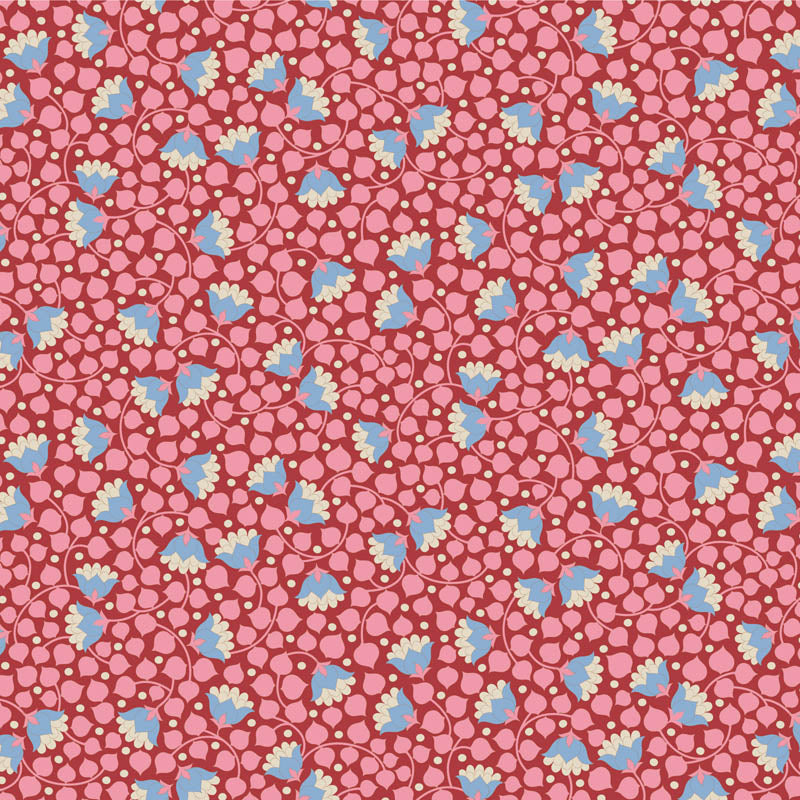 TILDA - Wallflower - Bellflower Blender - Pink – Quilt in a Day