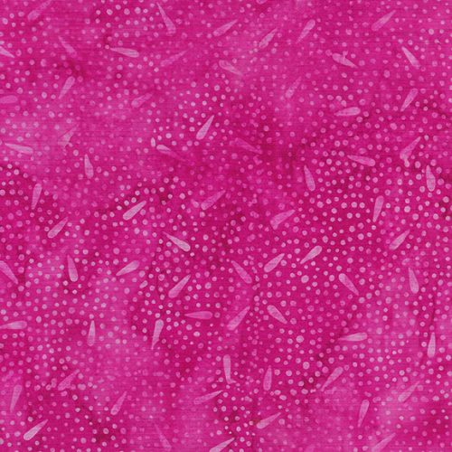ISLAND BATIK - Flower Pot by Kathy Engle - Petals - Pink Grenadine - K ...