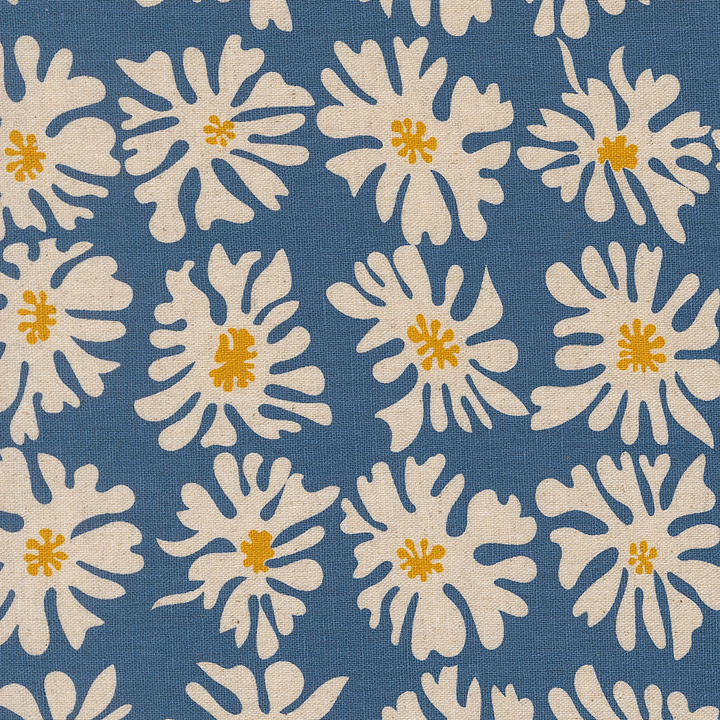 MODA - Urban Whisper by Zen Chic - Mochi Linen Canvas - Bloom - Denim ...