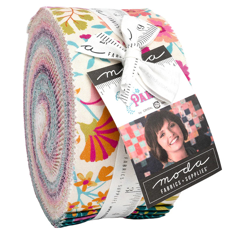 Moda - Parlor Jelly Roll by Crystal Manning 40 pcs – Quilt in a Day