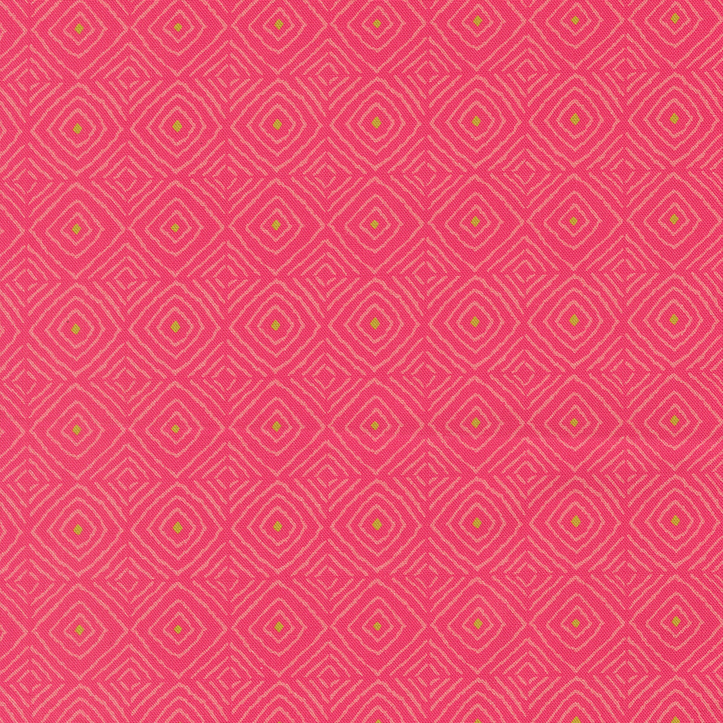 MODA - Parlor by Crystal Manning - Diamonds - Azalea – Quilt in a Day