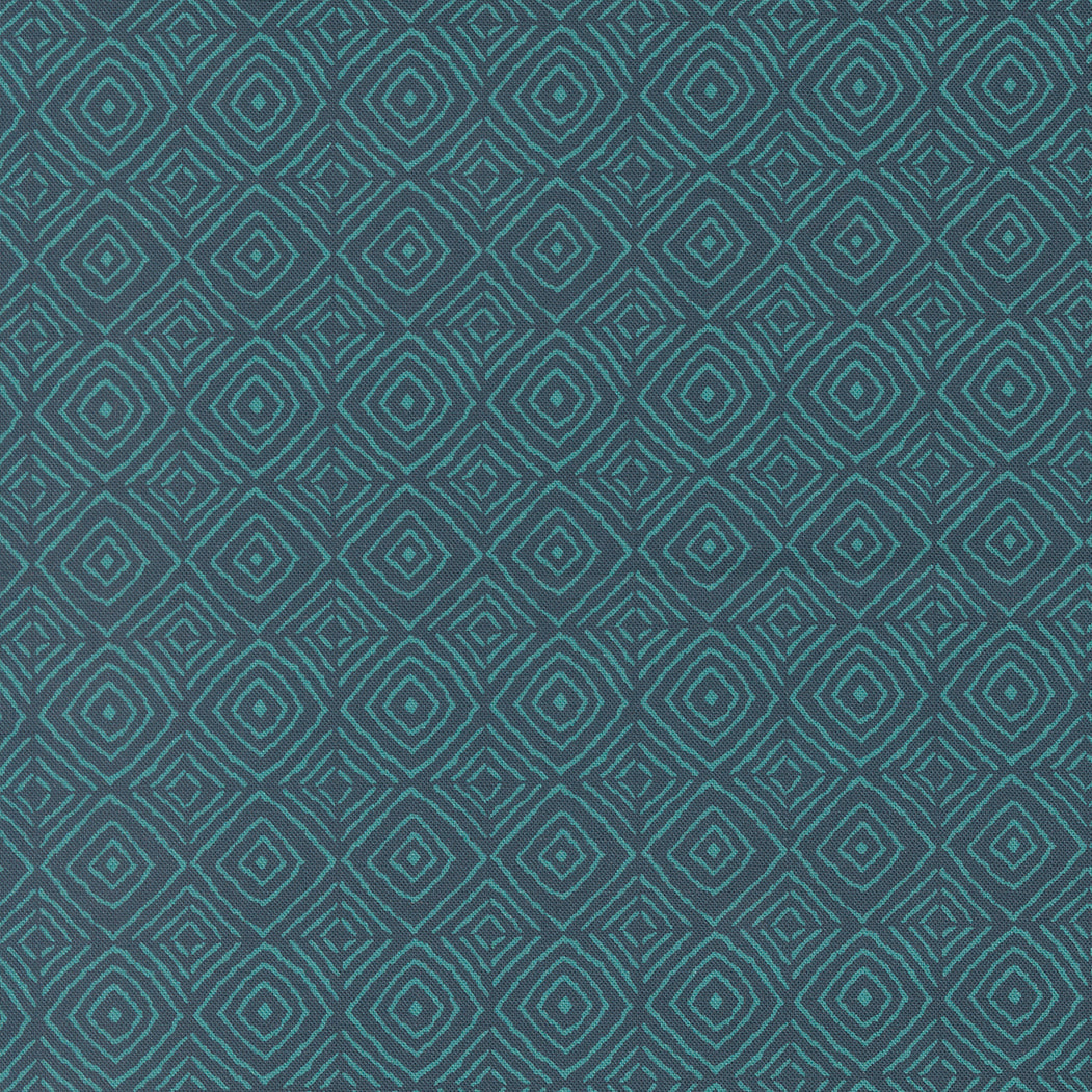 MODA - Parlor by Crystal Manning - Diamonds - Peacock – Quilt in a Day