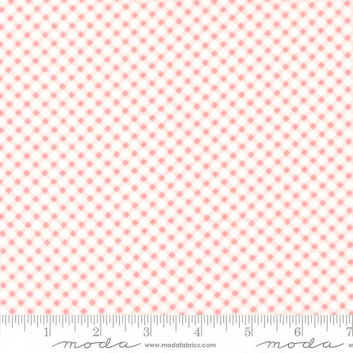 MODA FABRICS - Ellie by Brenda Riddle - Gingham - Coral – Quilt in a Day