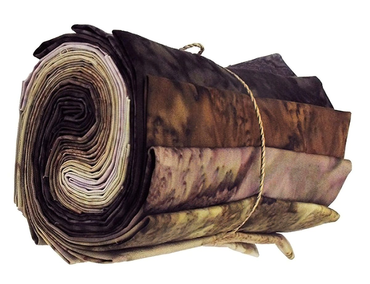 Hoffman - 1895 Earth Fat Quarter Bundle 12 pcs – Quilt in a Day