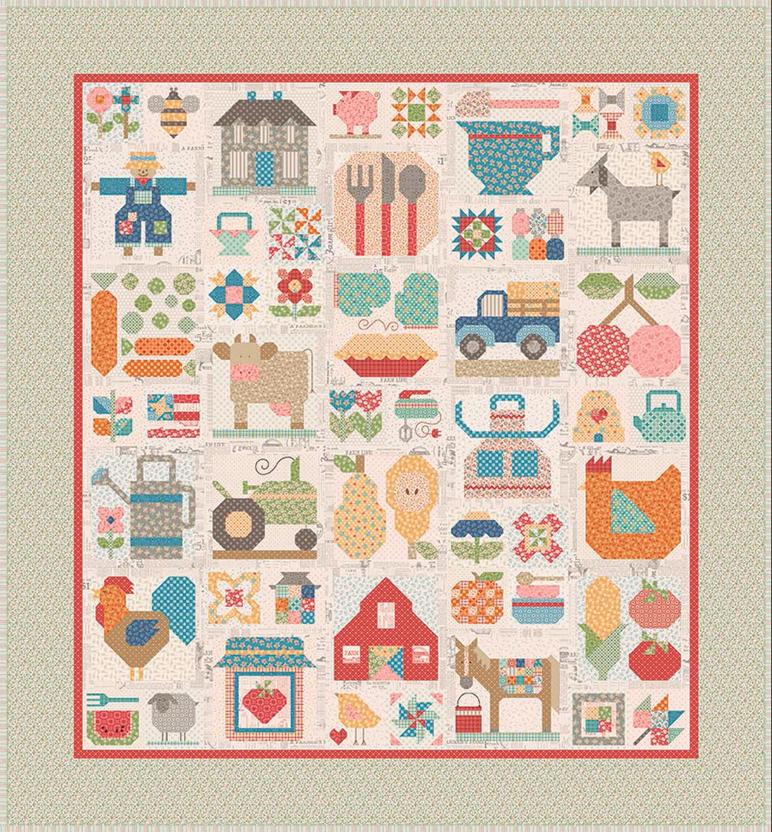 Farmer's Daughter Farm Fresh Sew Along Quilt Kit – Quilt in a Day