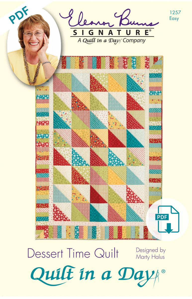 Digital Pattern - Dessert Time Quilt by Quilt in a Day