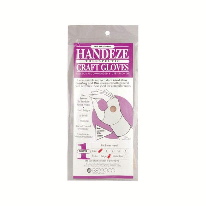 Handeze Therapeutic Craft Gloves Size 3 - Beige 1 ct. – Quilt in a Day