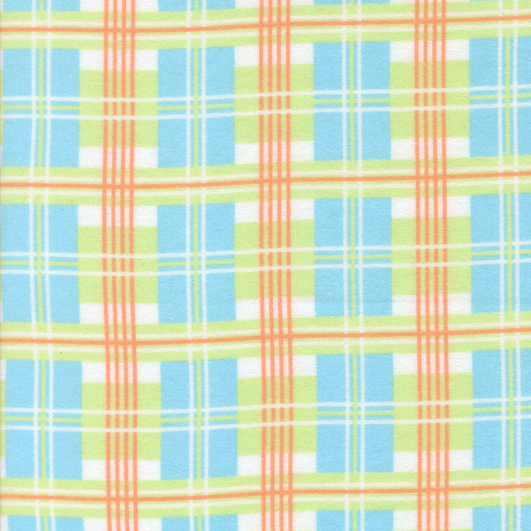 MODA - Sherbet Sunshine Flannels by Corey Yoder - Sherbet Plaid - Sky ...