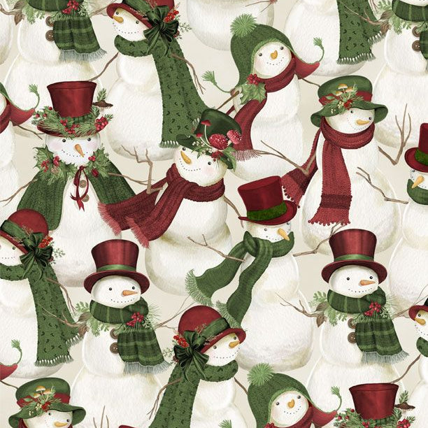 WILMINGTON - Woodland Snowmen by Danielle Leone - Packed Snowmen - Cre ...
