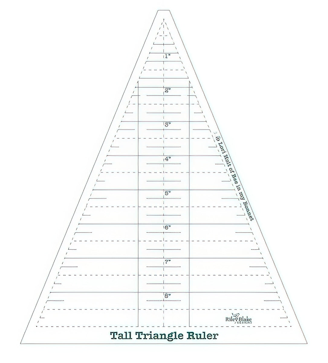 Lori Holt Tall Triangle Ruler – Quilt in a Day