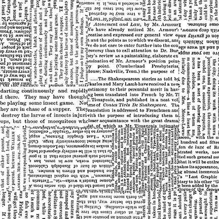 BLANK QUILTING - Paradox II - Newspaper Print - White – Quilt in a Day