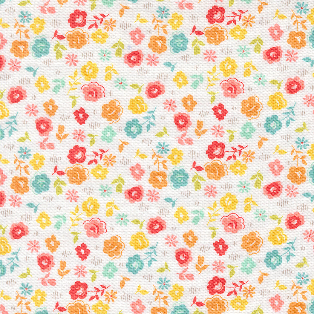MODA - Delightfully Yours by Sherri & Chelsi - Floral Florals - Cloud ...