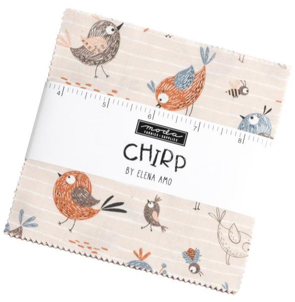 Moda - Chirp Charm Pack by Elena Amo 42 pcs – Quilt in a Day