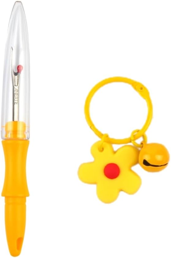 Yellow Mini Seam Ripper Floral Keychain by Gypsy Quilter – Quilt in a Day
