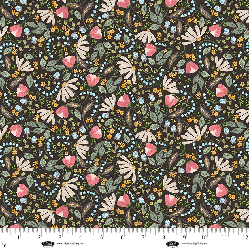 BLANK QUILTING - Nature's Symphony by Color Pop Studio - Mixed Flowers ...