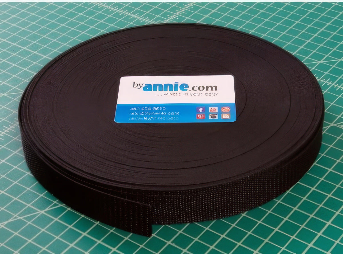 Strapping 1 inch BLACK 50 yard Roll by Annie (SUP1641B50YD) – Quilt in ...
