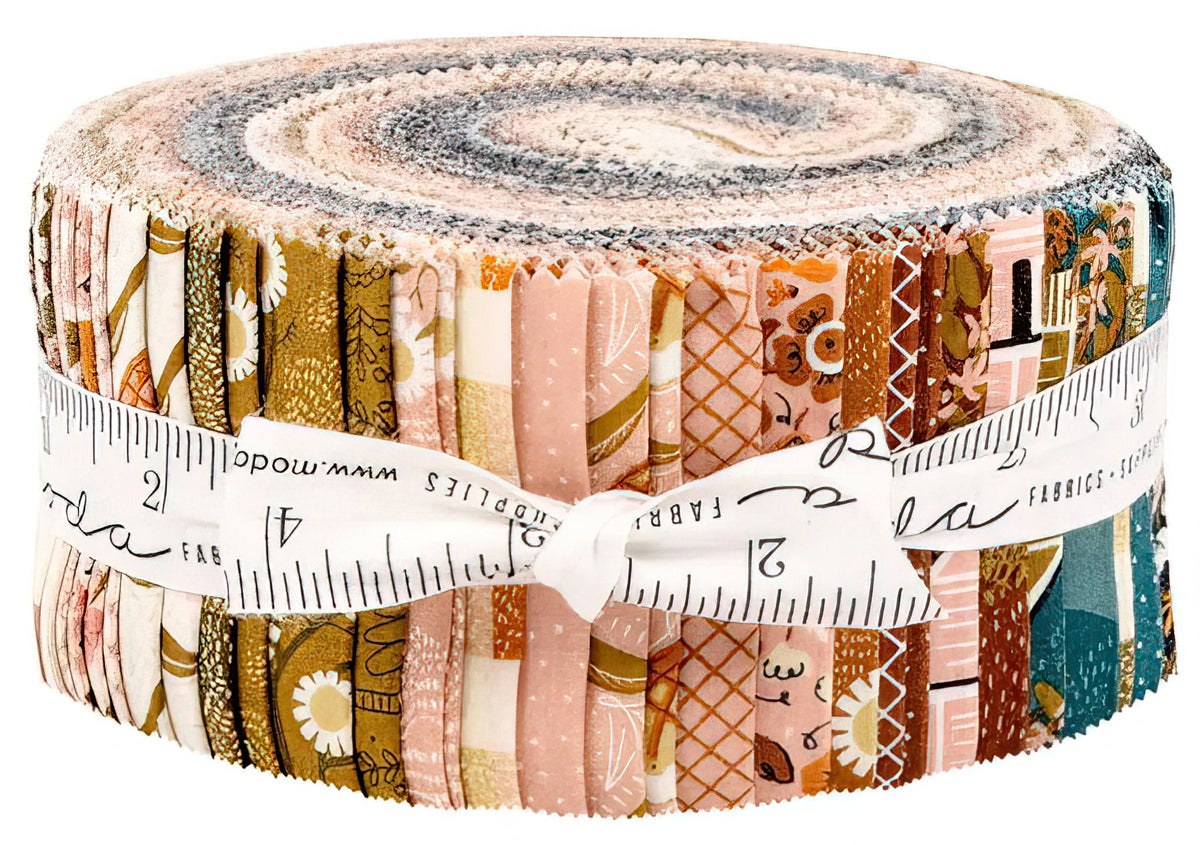 Quaint Cottage Jelly Roll by Gingiber Moda Precuts – Quilt in a Day