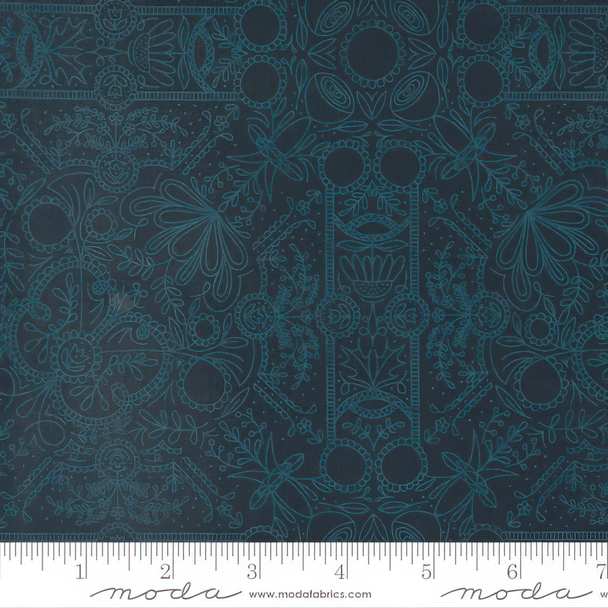 Skinny - SK11581 - 1 yd - MODA FABRICS - Quaint Cottage - Lace Damask ...