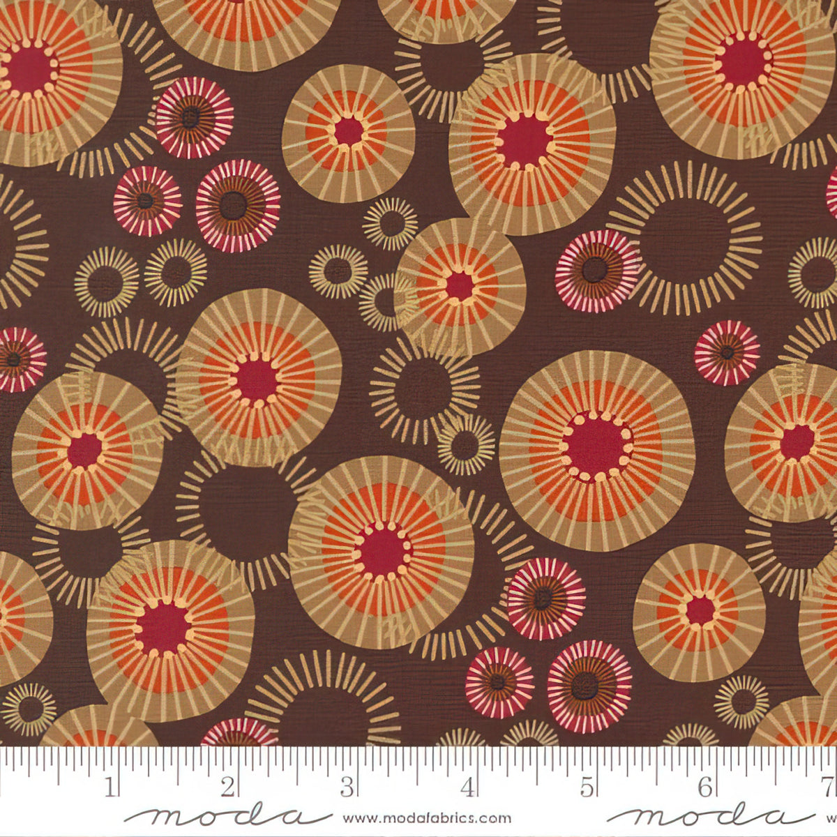 MODA FABRICS - Forest Frolic by Robin Pickens - Blanket Dots - Chocola ...