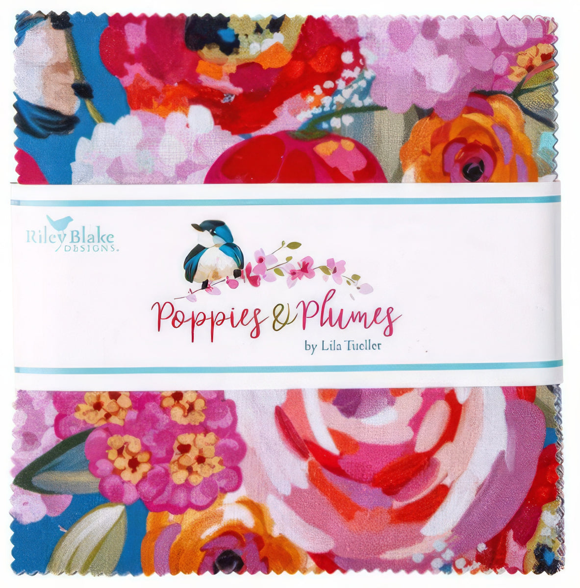Riley Blake - Poppies & Plumes 5 inch Stacker 42 pcs – Quilt in a Day