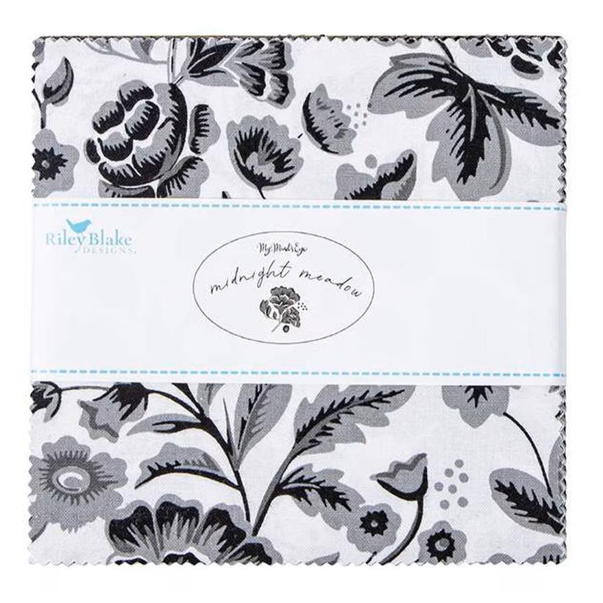 Riley Blake - Midnight Meadow 5 inch Stacker 42 pcs – Quilt in a Day