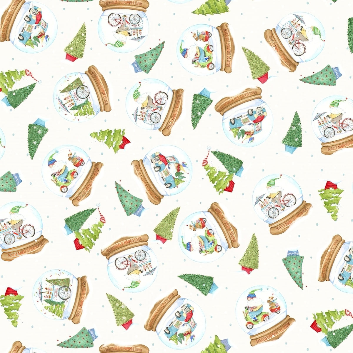 P & B TEXTILES - Wheeling Winter Wonderland by Robin Roderick - Snow G ...
