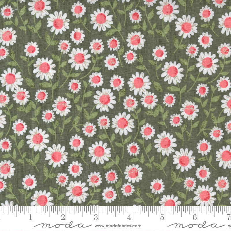 MODA - Love Note by Lella Boutique - Sweet Daisy - Olive – Quilt in a Day
