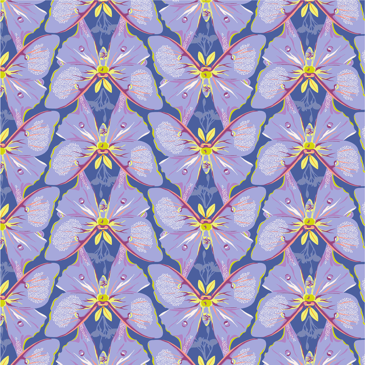 WINDHAM - Insectarium by Tamara Kate - Luna - Periwinkle – Quilt in a Day