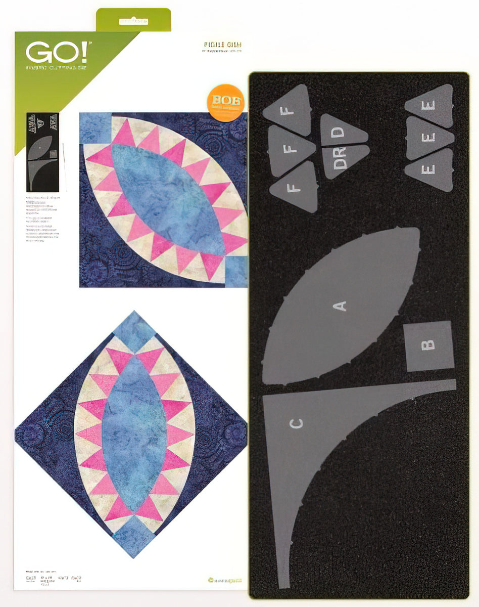 Accuquilt GO! 55539 Pickle Dish 10 inch Finished Die – Quilt in a Day