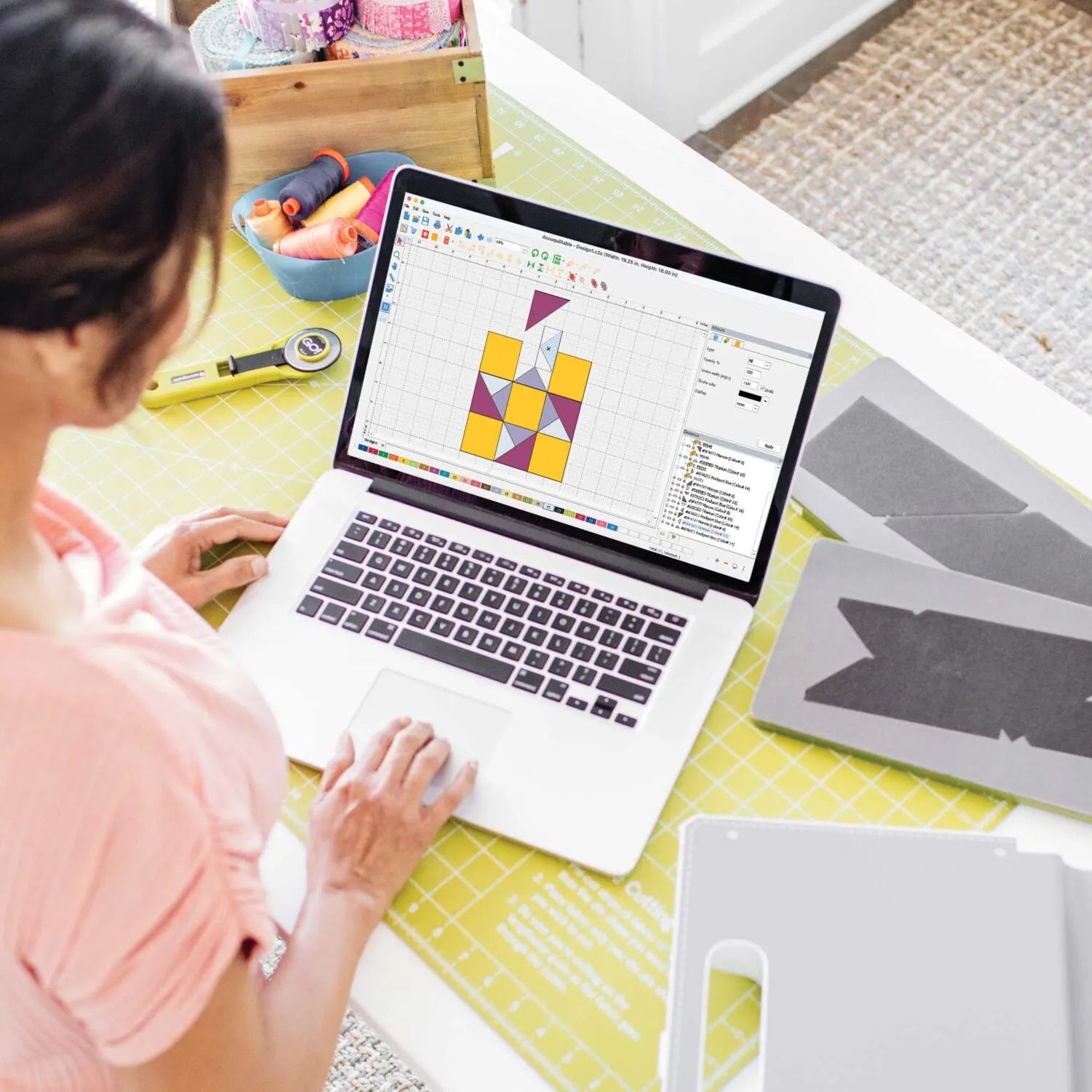 Accuquilt 55690 AccuQuiltable Design Software - BASIC TOOLS - Boxed Ve – Quilt in a Day