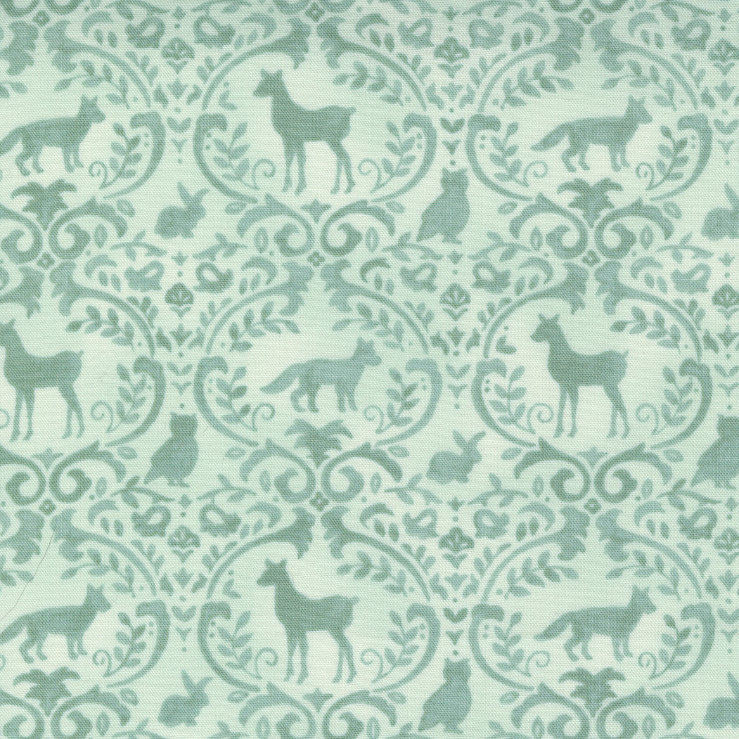 MODA - Effie's Woods by Deb Strain - Woodland Damask - Mint – Quilt in ...