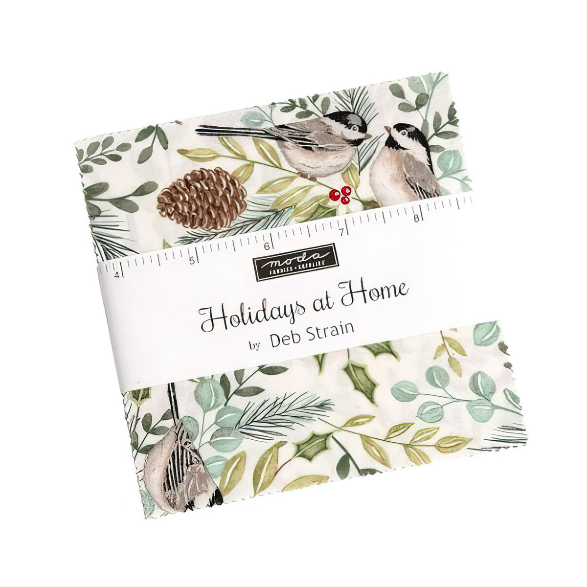 Holidays At Home Charm Pack by Deb Strain Moda Precuts – Quilt in a Day
