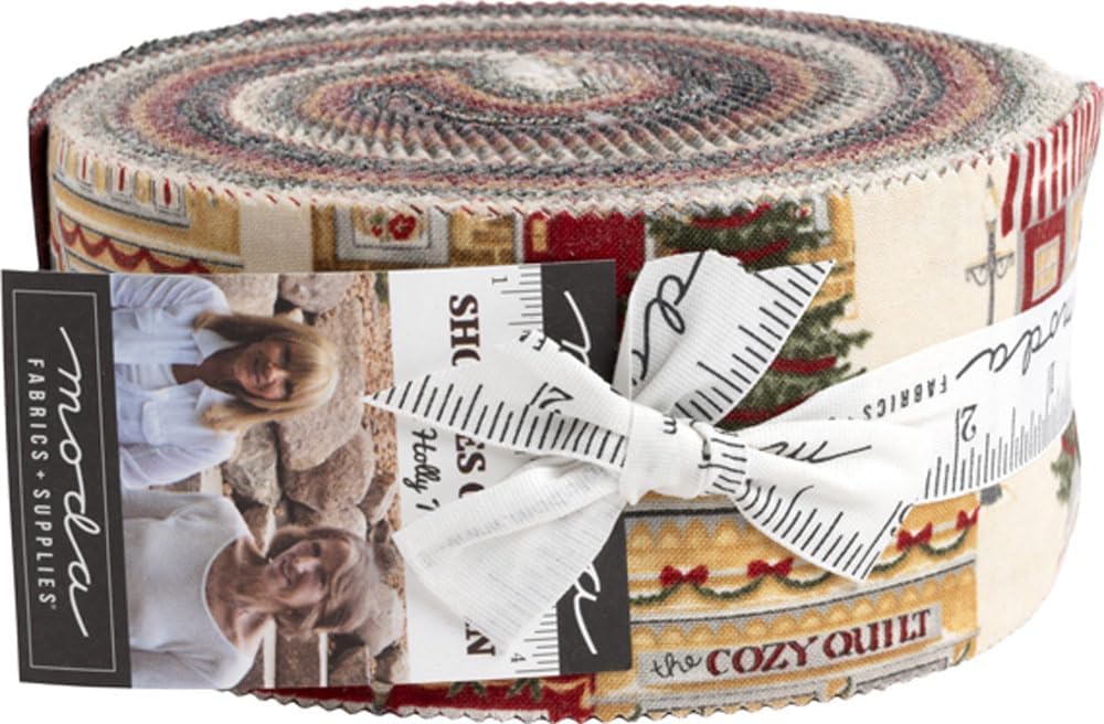 Moda - Shoppes On Main Jelly Roll by Holly Taylor 40 pcs – Quilt in a Day