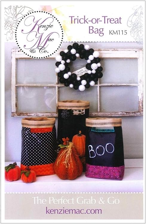 Kenzie Mac & Co. Trick-or-Treat Bags – Quilt in a Day