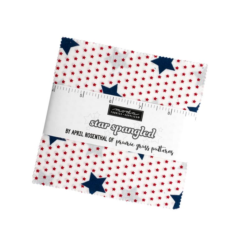 Moda - Star Spangled Charm Pack by April Rosenthal 42 pcs – Quilt in a Day