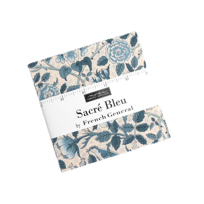 Moda - Sacre Bleu Charm Pack by French General 42 pcs – Quilt in a Day