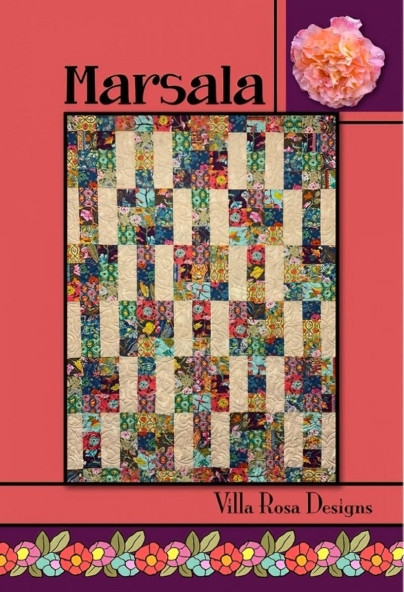Marsala Quilt Pattern - Villa Rosa Designs – Quilt in a Day