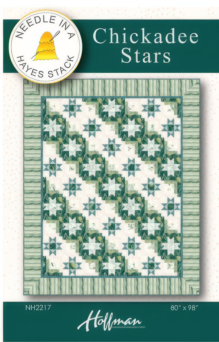 Chickadee Stars Quilt Pattern by Needle in a Hayes Stack – Quilt in a Day
